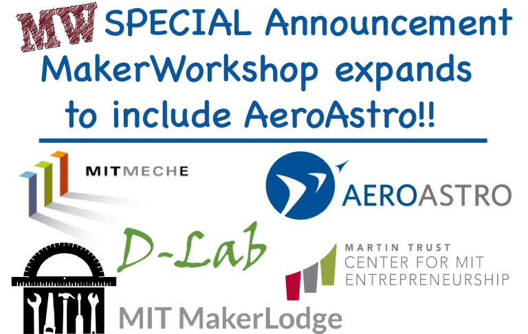 MIT MakerWorkshop – MIT Student-run Makerspace